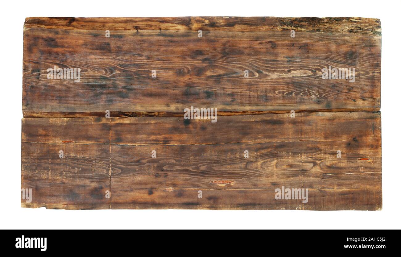 Wooden board plank isolated on white background Stock Photo - Alamy