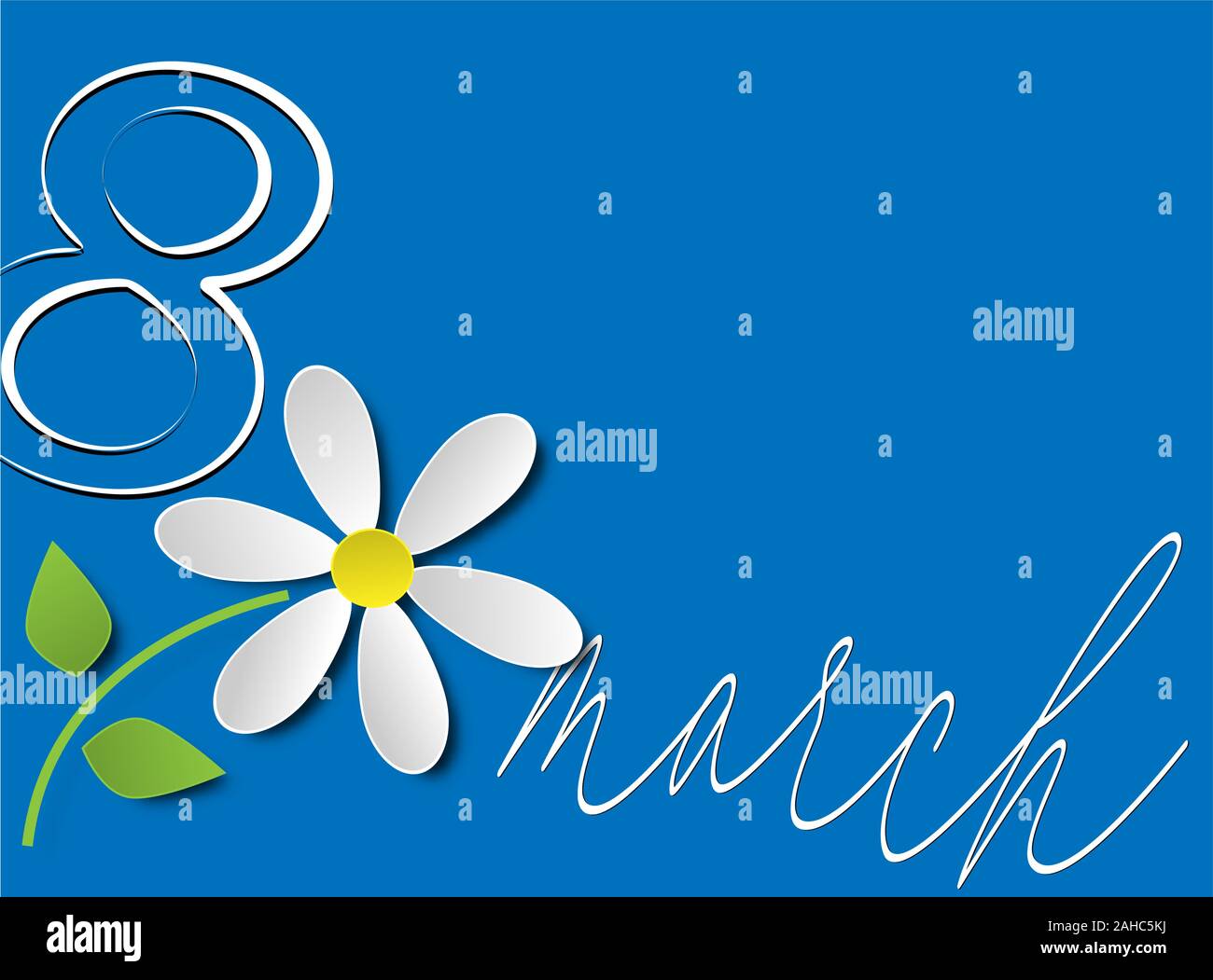 8 march invitation card. Gold 8 march in modern style on light ...