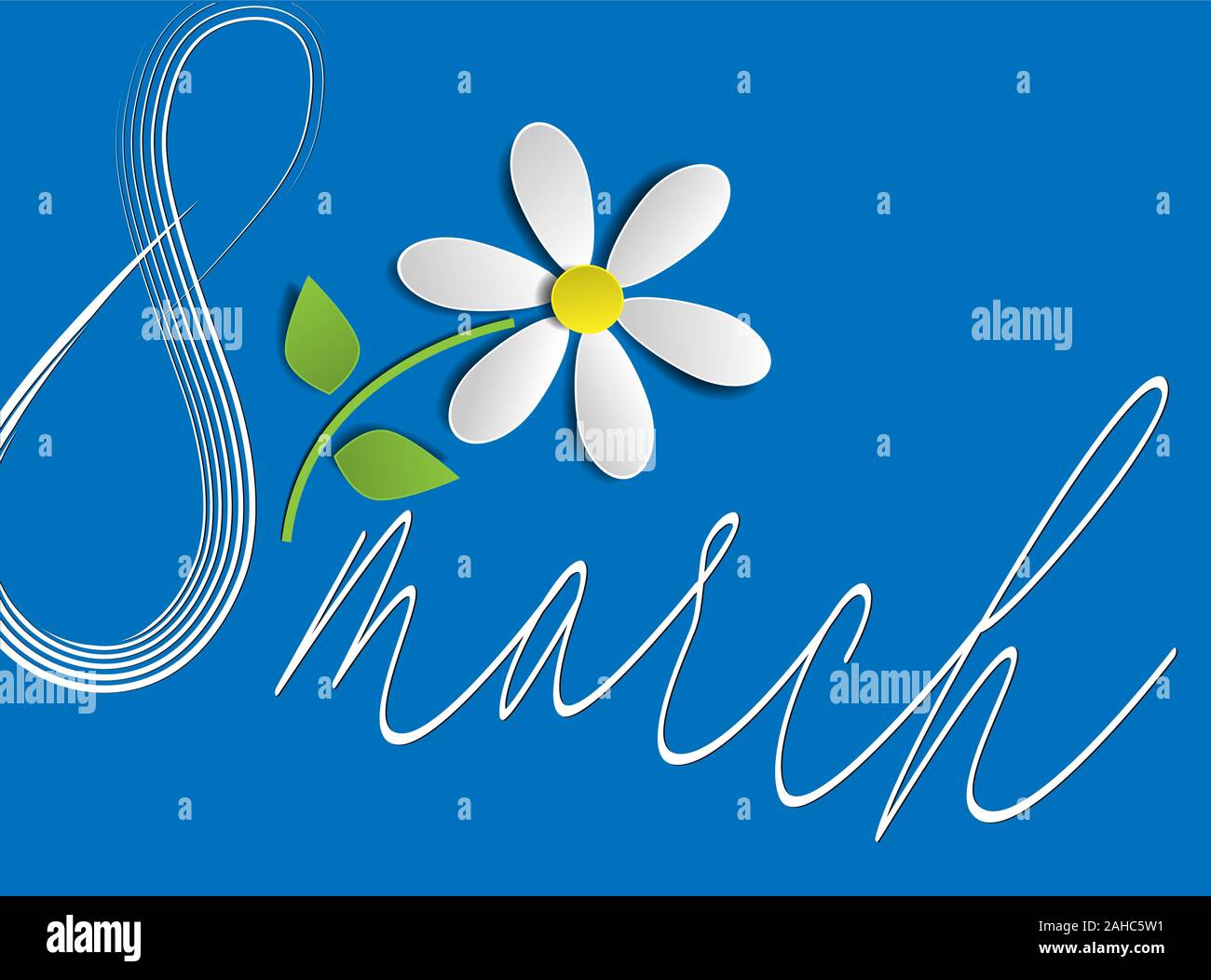 8 march invitation card. Gold 8 march in modern style on light ...