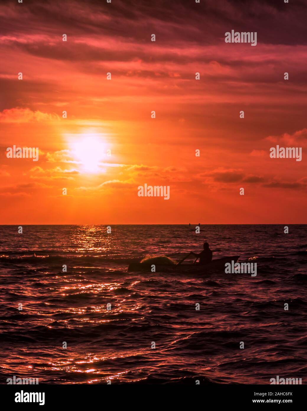 The amazing view during the sunset Stock Photo - Alamy