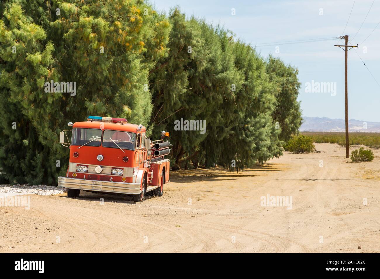 Parked Fire Truck High Resolution Stock Photography and Images - Alamy
