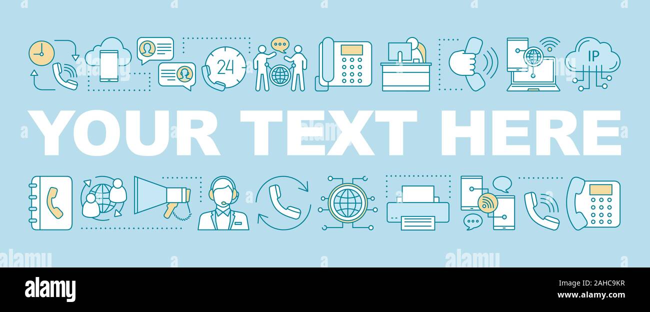 Call center word concepts banner. Direct sales. Customer support ...