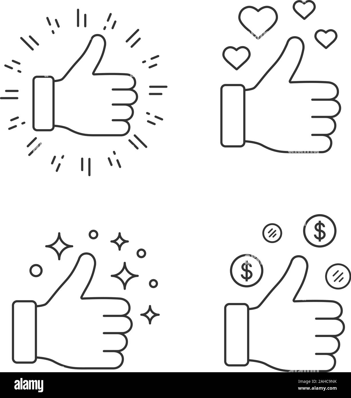 Finger symbols too good Black and White Stock Photos & Images - Alamy