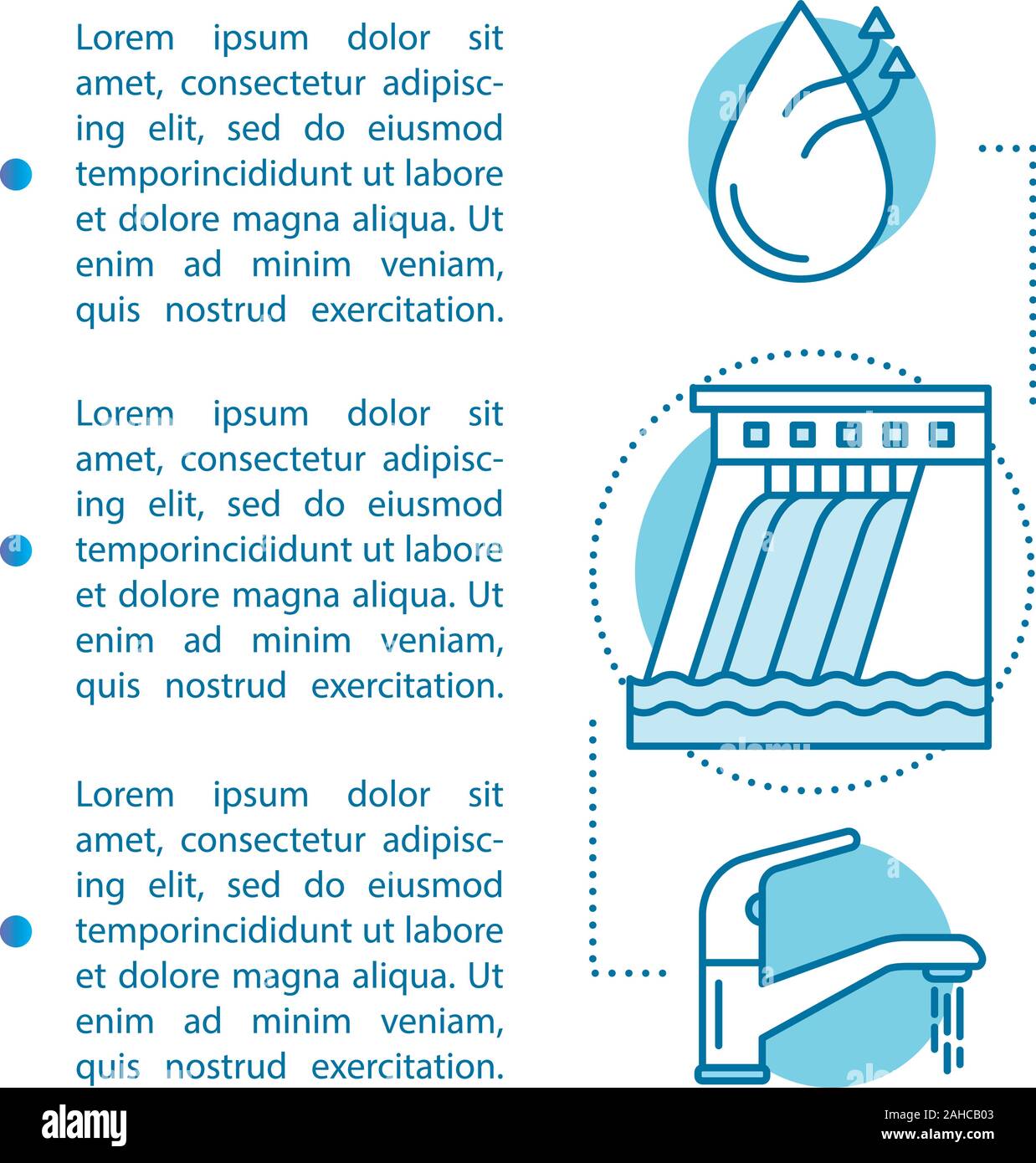 Water industry article page template. Drinking water and wastewater ...