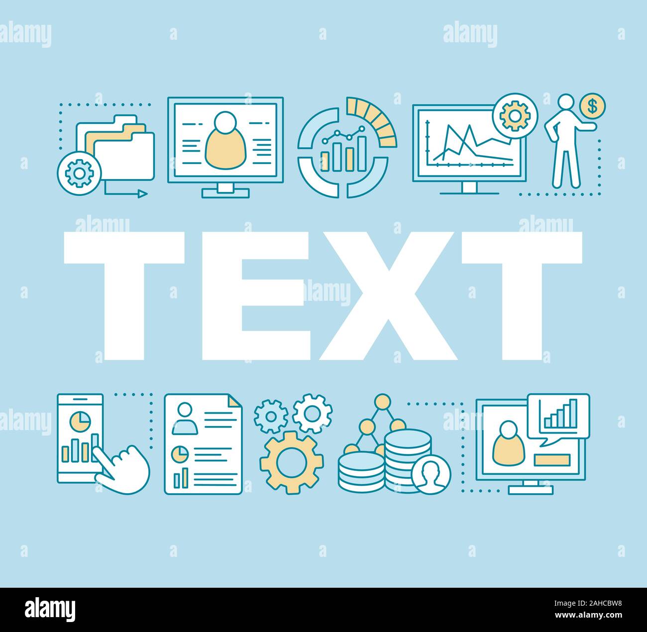 Database word concepts banner. Data analytics and management ...