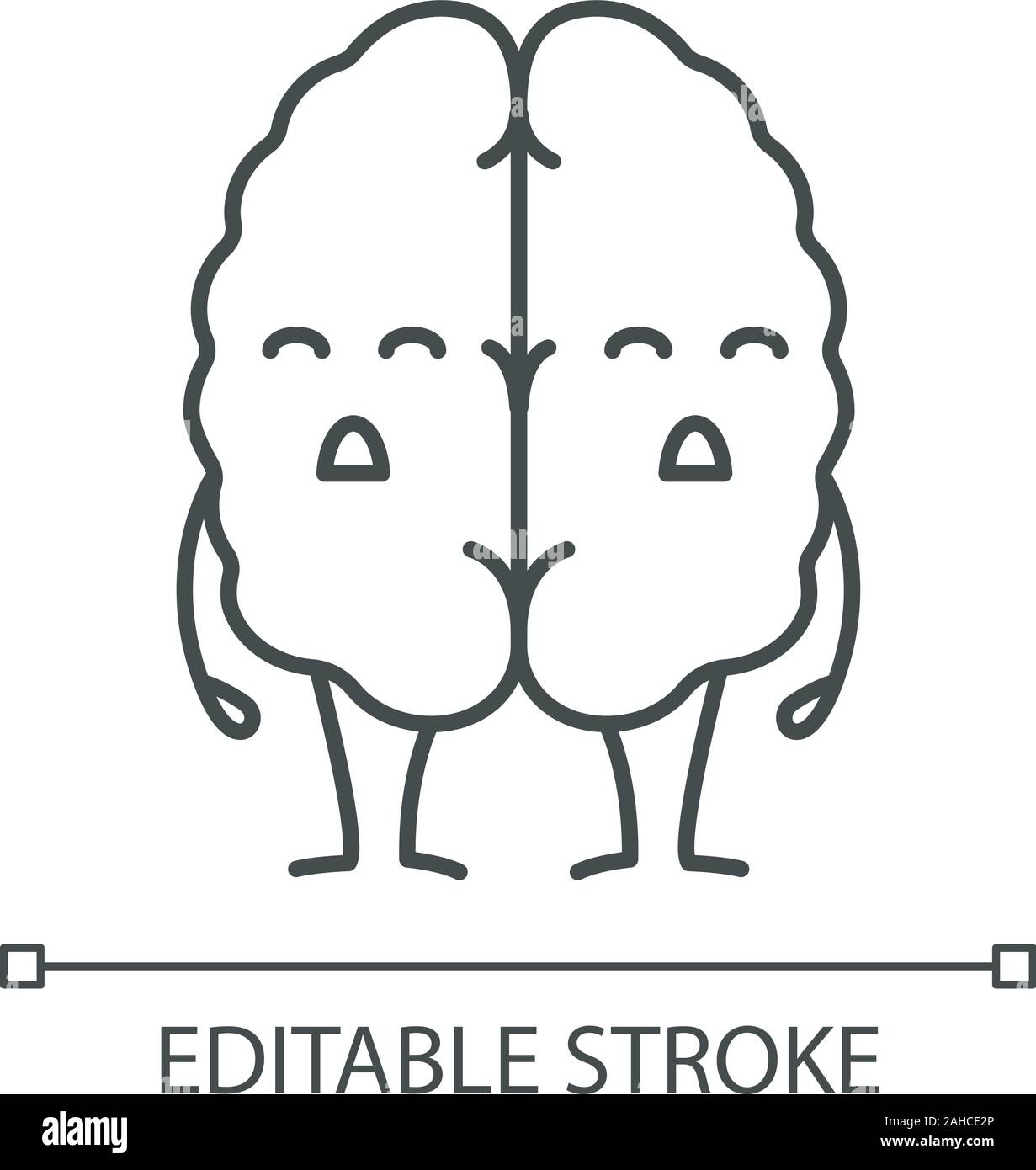 Human body internal organs brain Black and White Stock Photos & Images ...