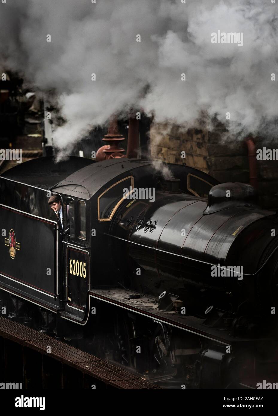 A LNER B1 1264 locomotive at Goathland Station on the North Yorkshire ...