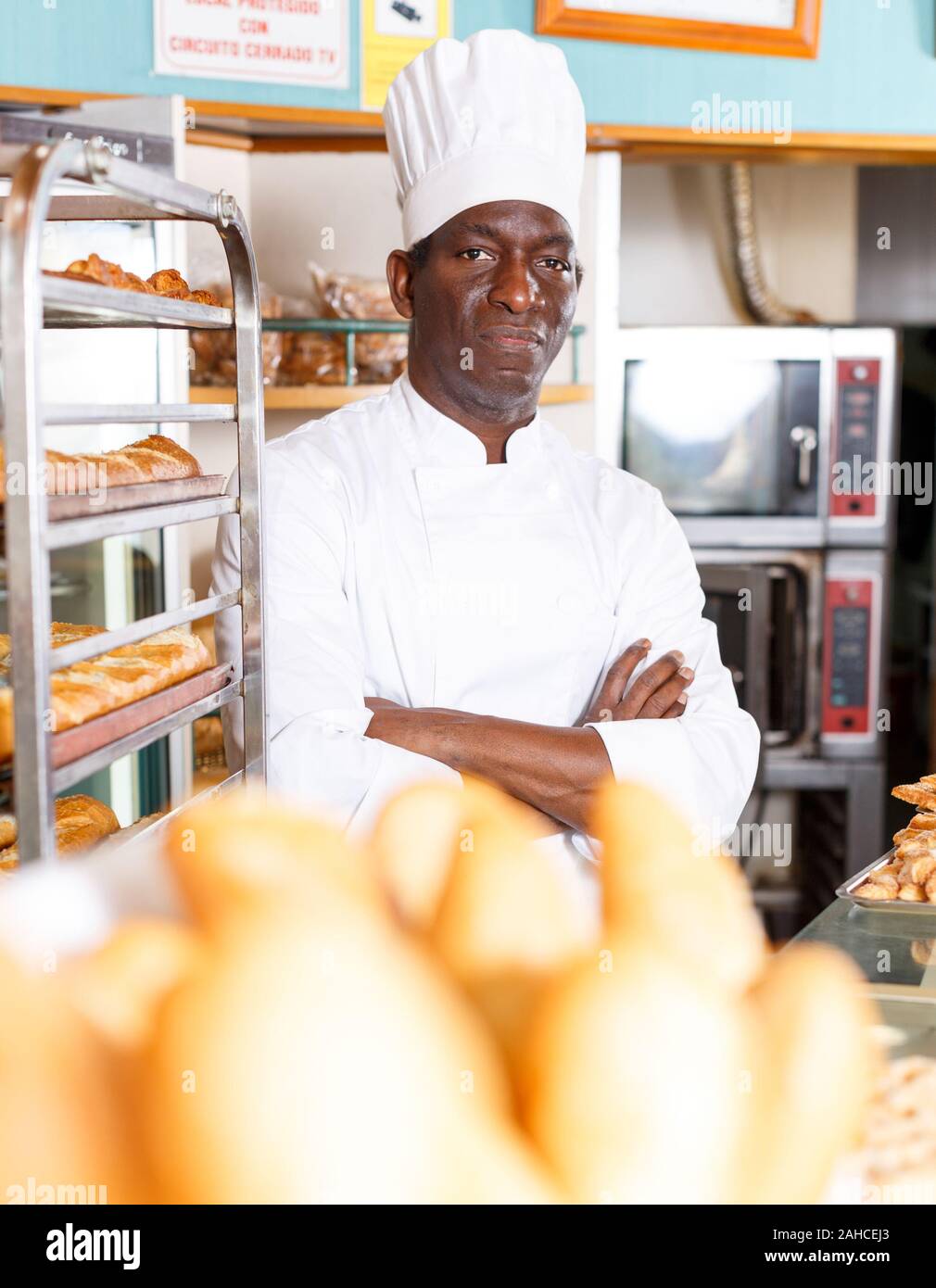 Baker arms market hi-res stock photography and images - Alamy