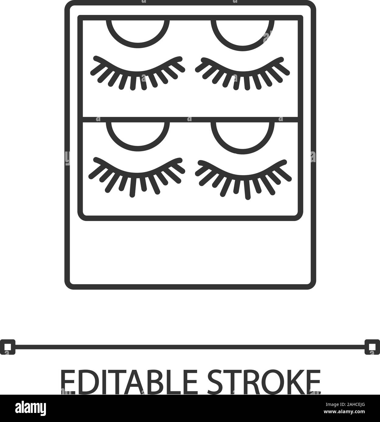 Strip lashes Stock Vector Images - Alamy