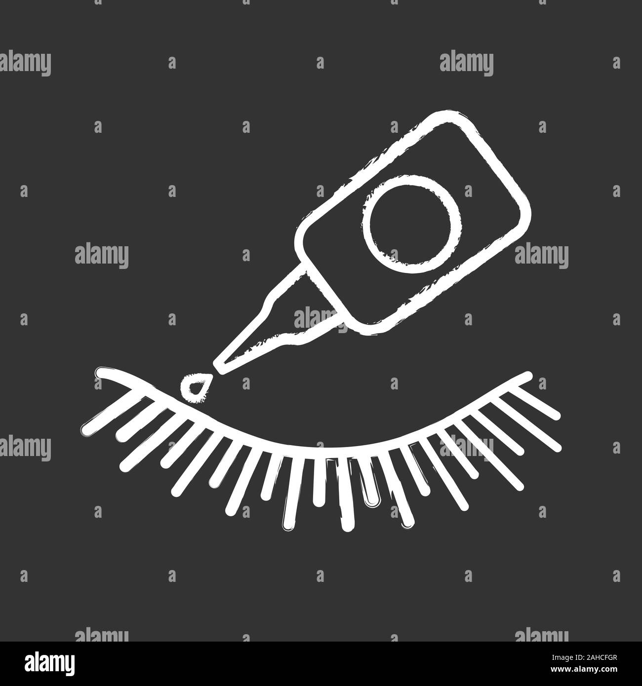 Fake eyelash icon hi-res stock photography and images - Alamy