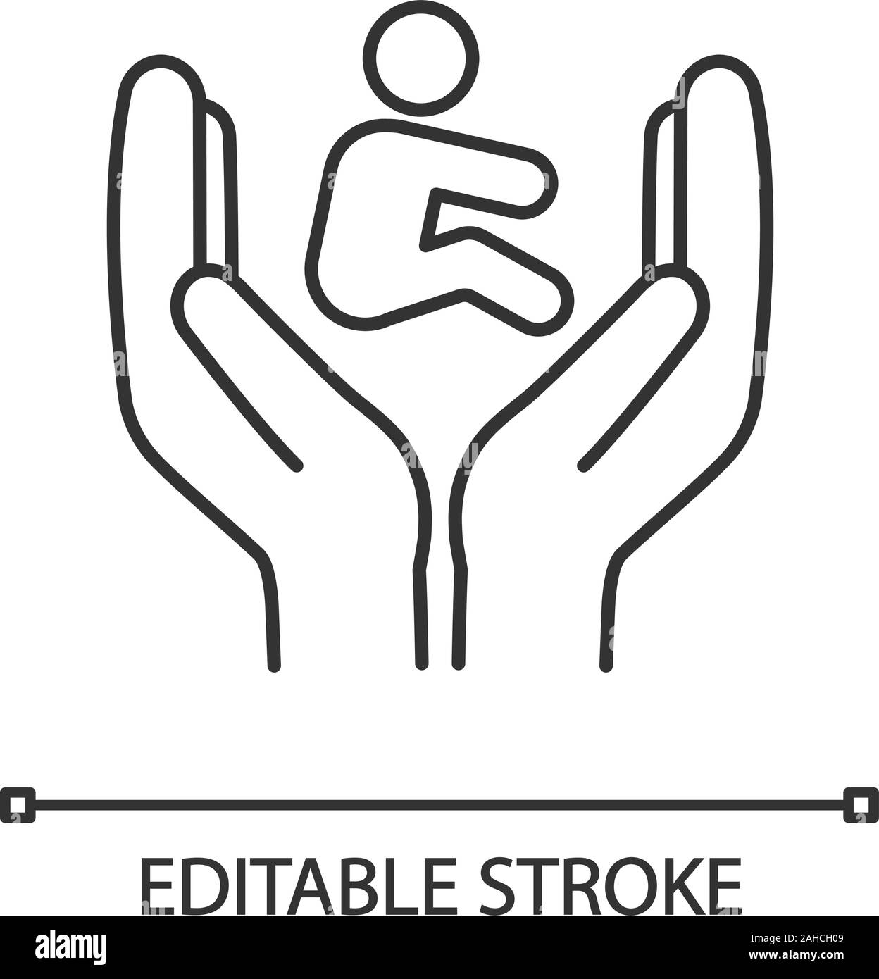 Protection of the rights of the child and adoption Black and White ...