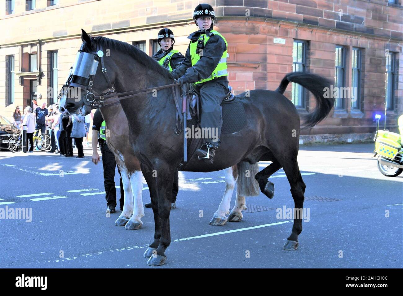 Police scotland mounted section hi-res stock photography and images - Alamy