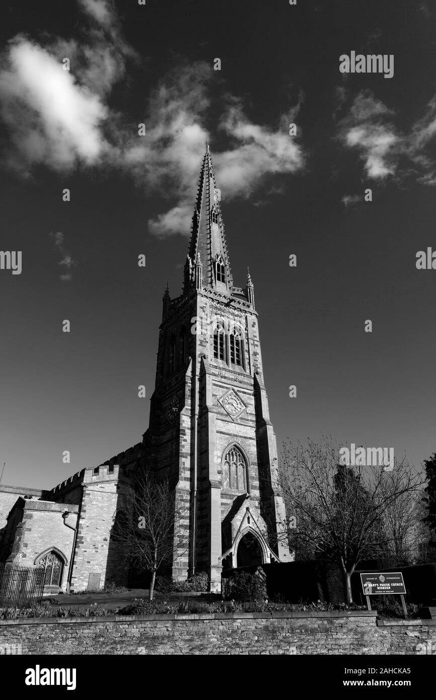 St Marys church, Rushden Town, Northamptonshire, England, UK Stock ...