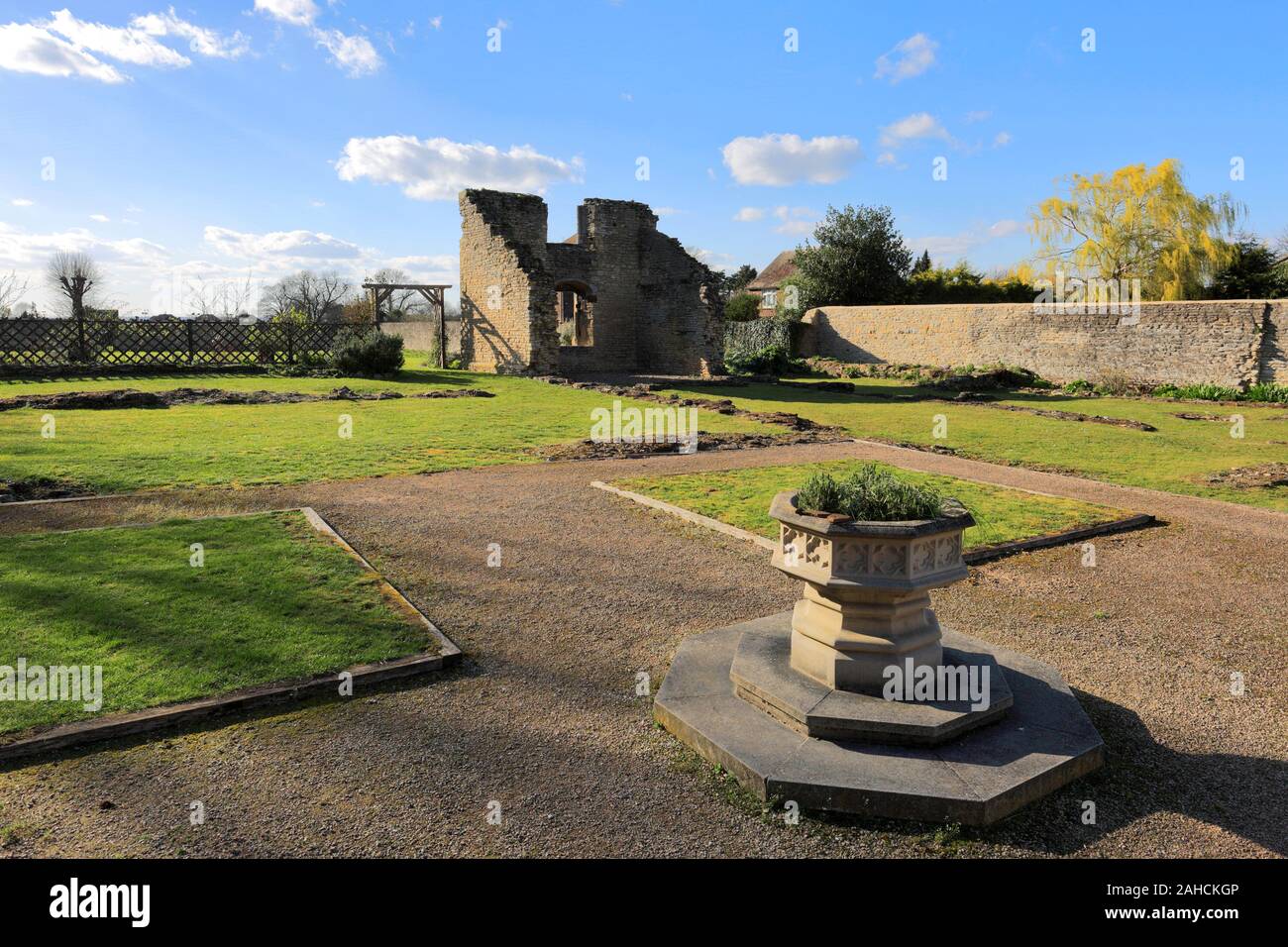 Exterior of Chichele College, Higham Ferrers town, Northamptonshire ...