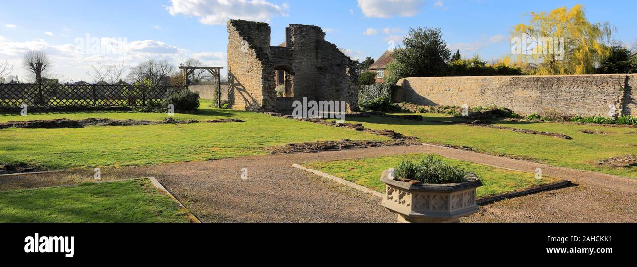 Exterior of Chichele College, Higham Ferrers town, Northamptonshire ...