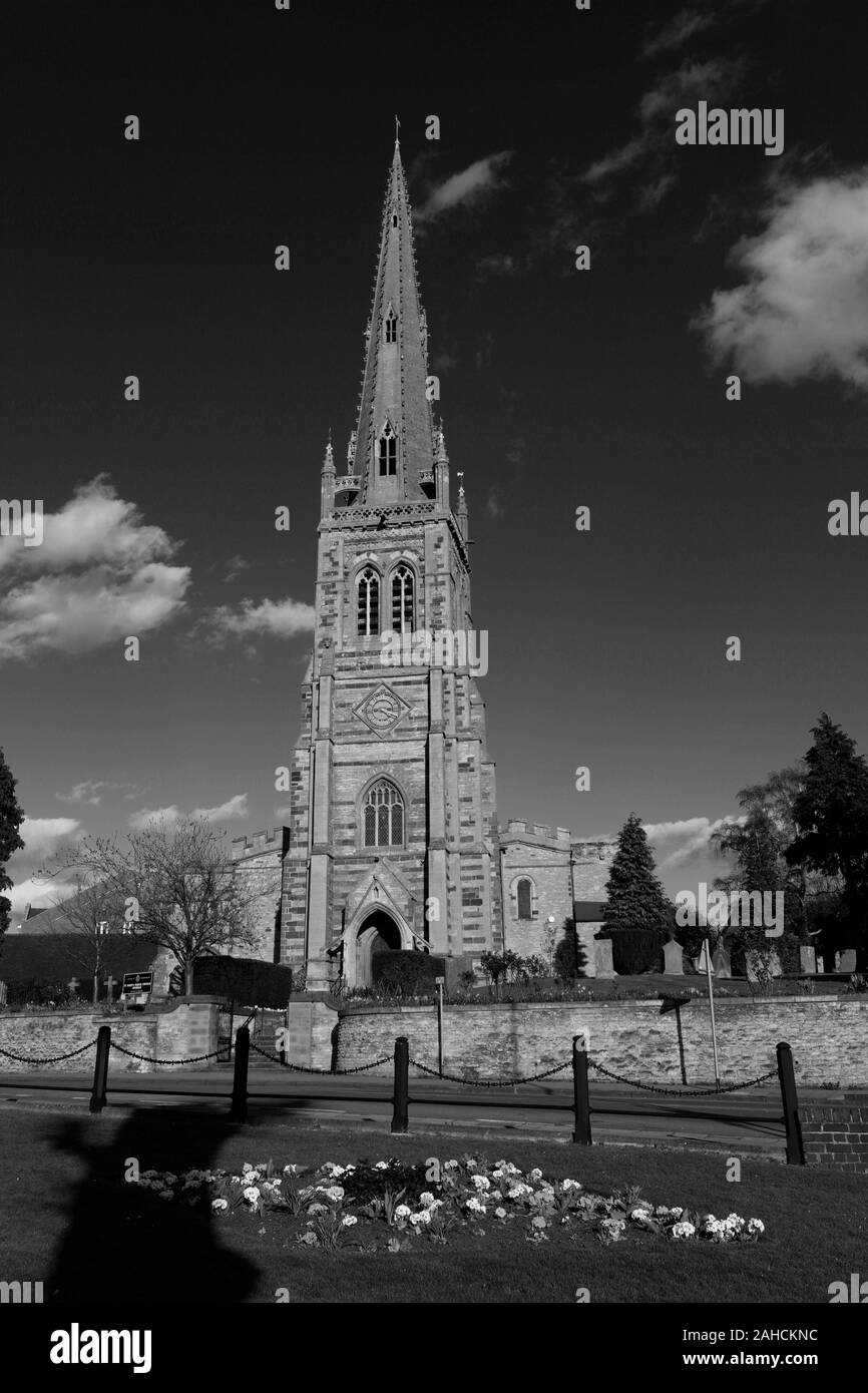 St Marys church, Rushden Town, Northamptonshire, England, UK Stock ...