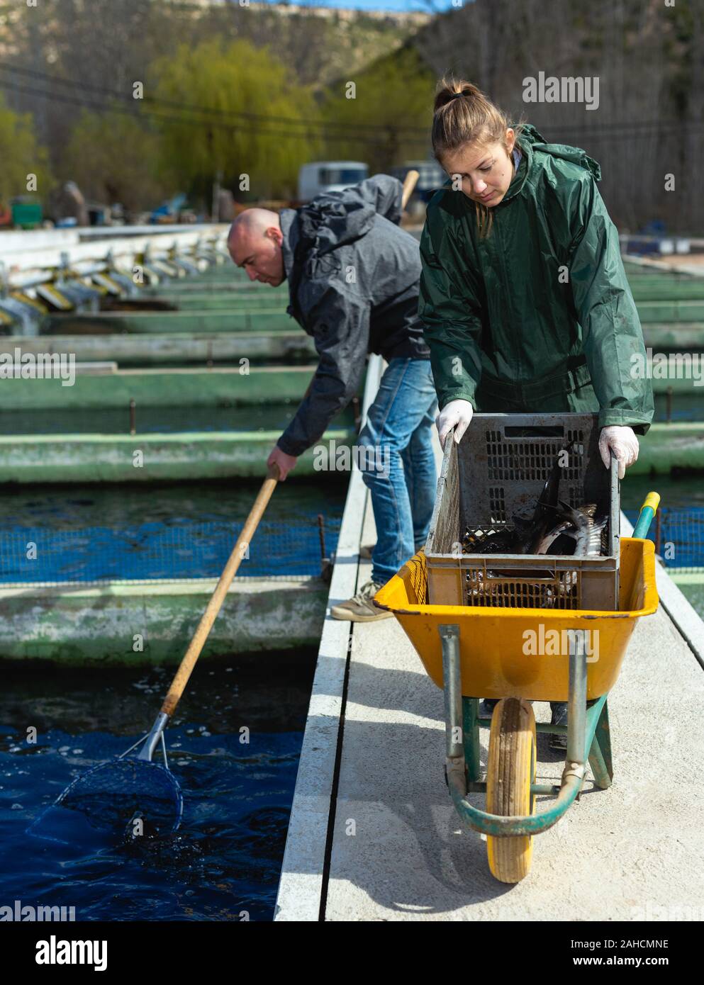 Man catching woman hi-res stock photography and images - Alamy