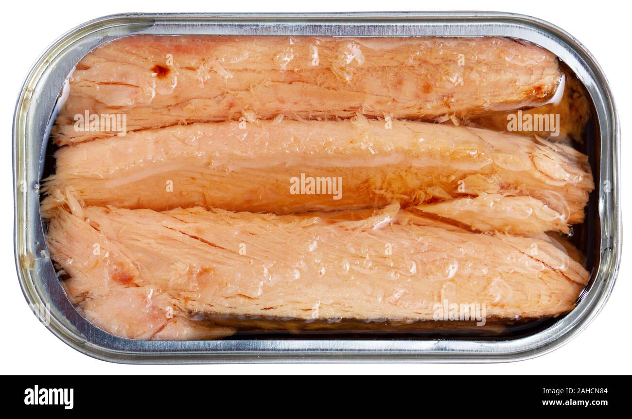 Canned seafood, Andalusian melva fish fillets preserved in oil ...