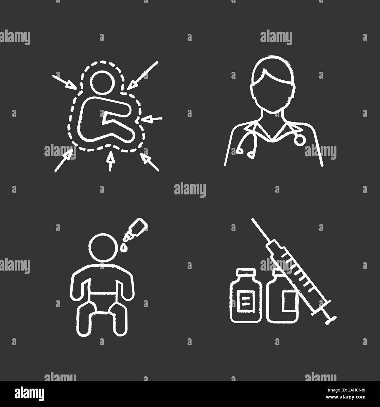 Kids vaccination Stock Vector Images - Alamy