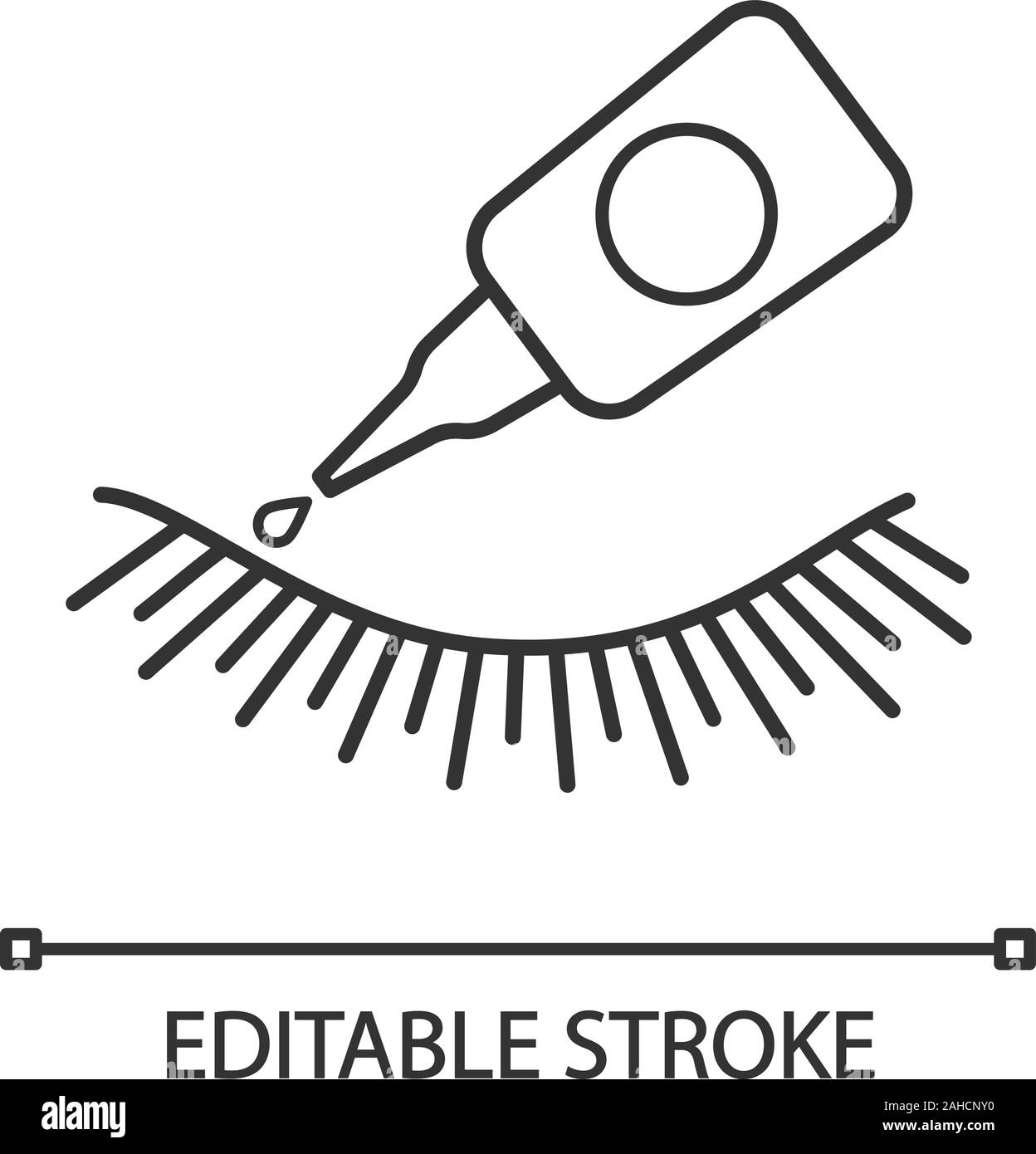 Fake eyelash icon hi-res stock photography and images - Alamy