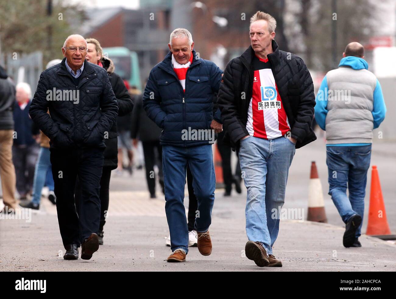 Southampton fans arrive for the Premier League match at St Mary's ...