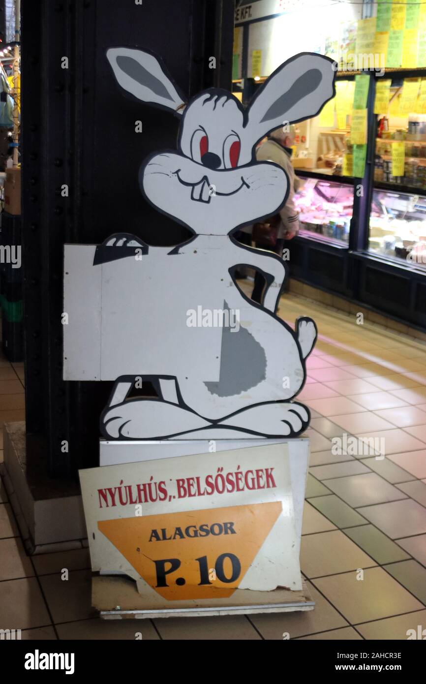 White Rabbit Sign Stock Photo - Alamy