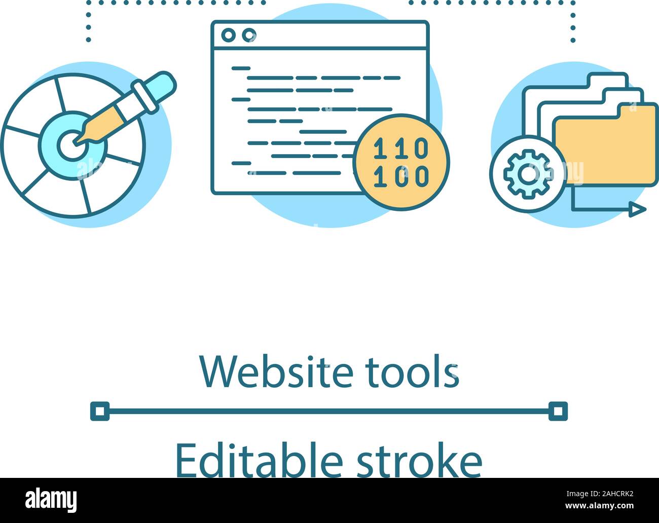 Industrial purpose programming Stock Vector Images - Alamy