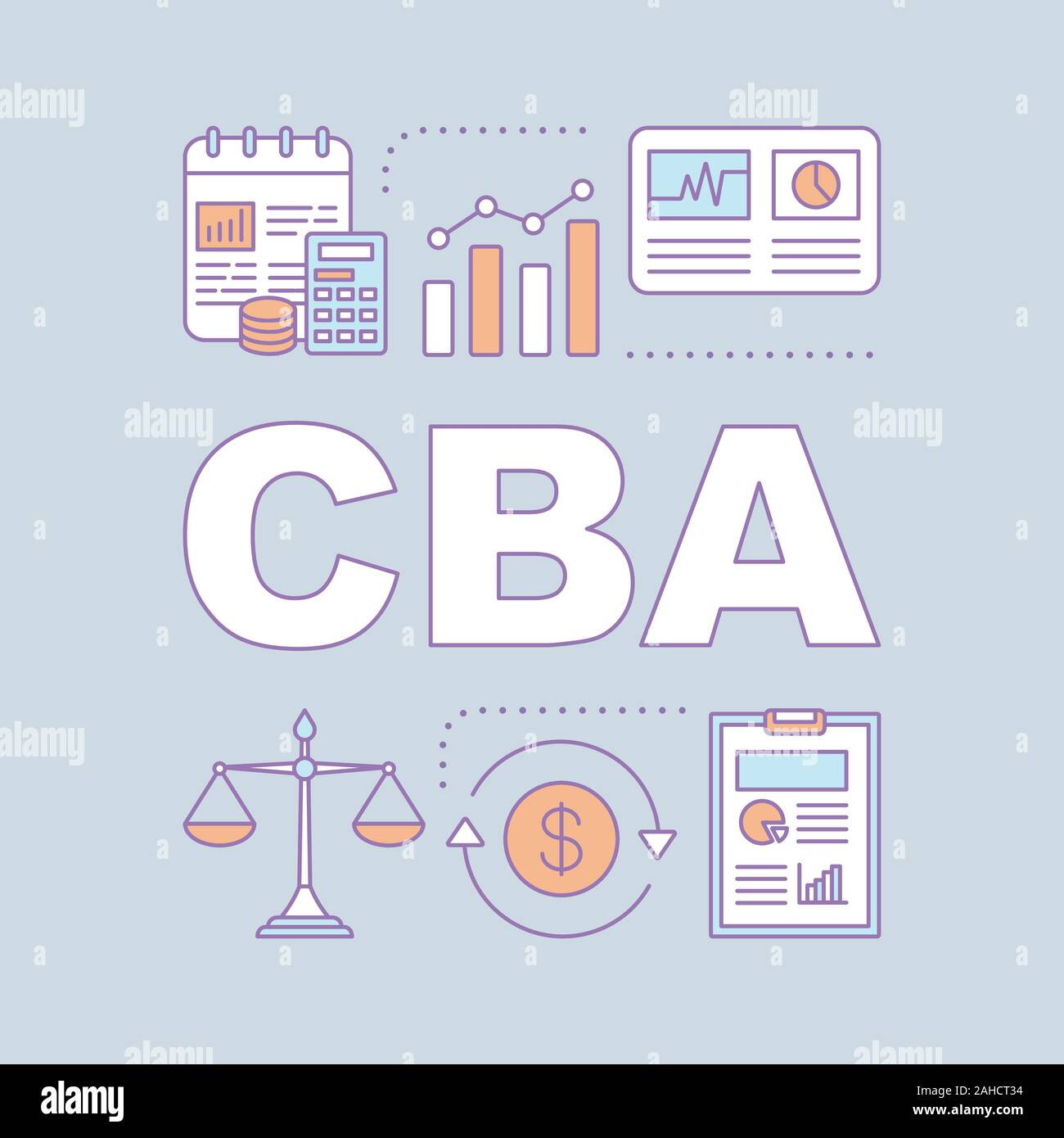 Bookkeeping word concepts banner. Budgeting and financial forecasting ...