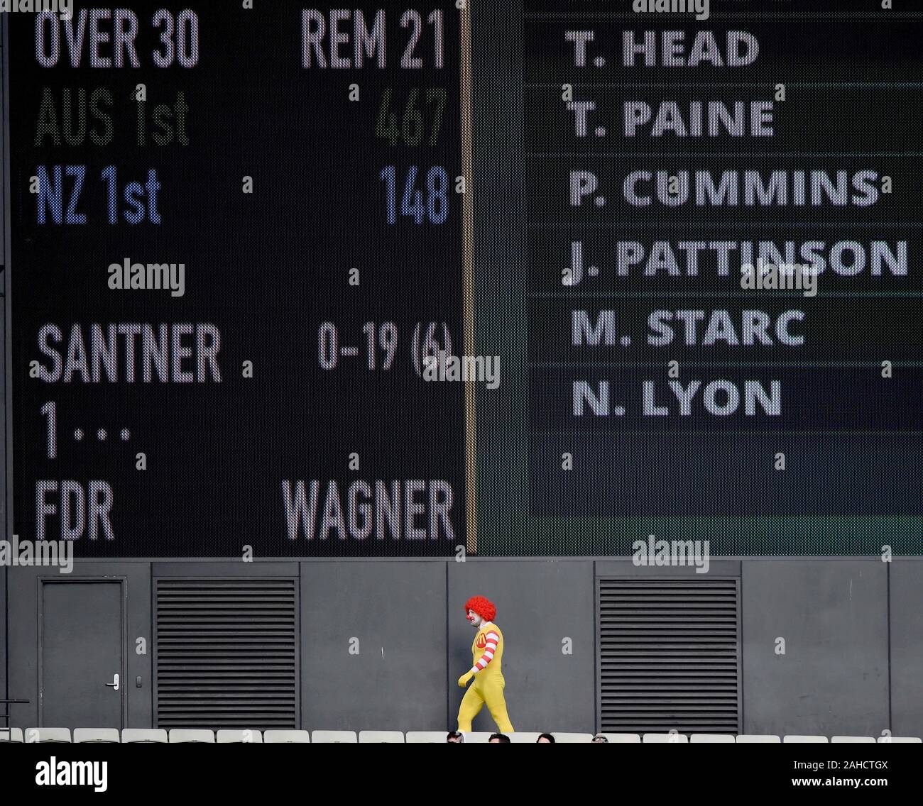 Mcg scoreboard hi-res stock photography and images - Alamy