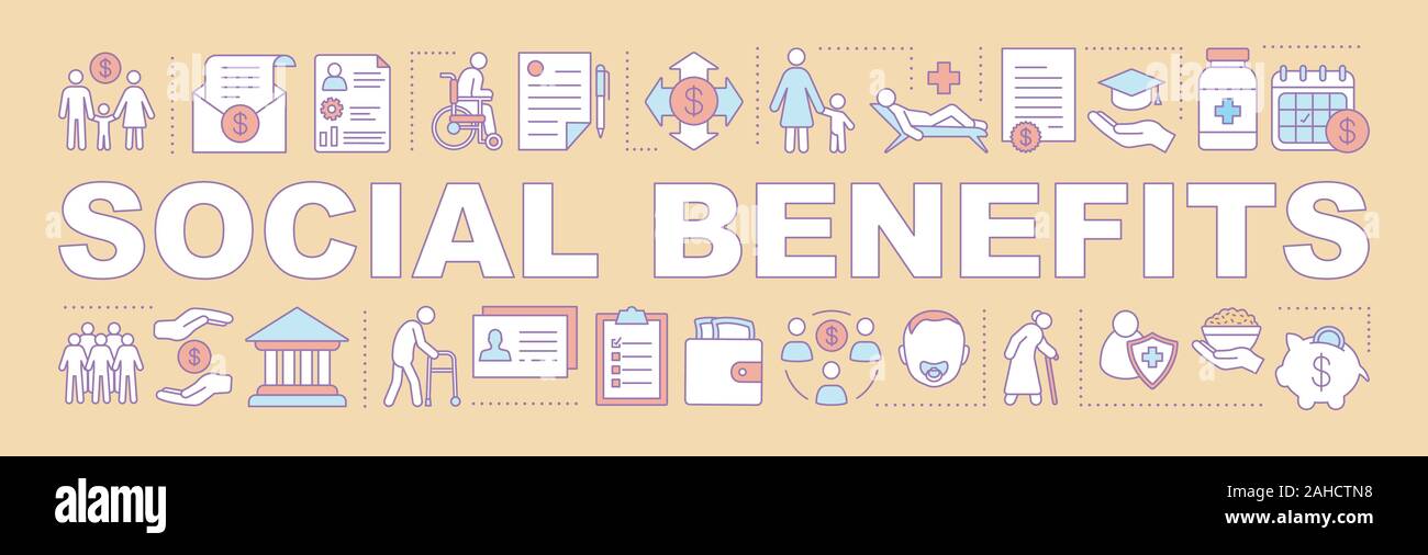 Welfare word Stock Vector Images - Alamy