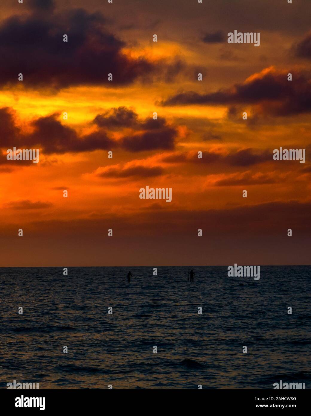 The amazing view during the sunset Stock Photo - Alamy