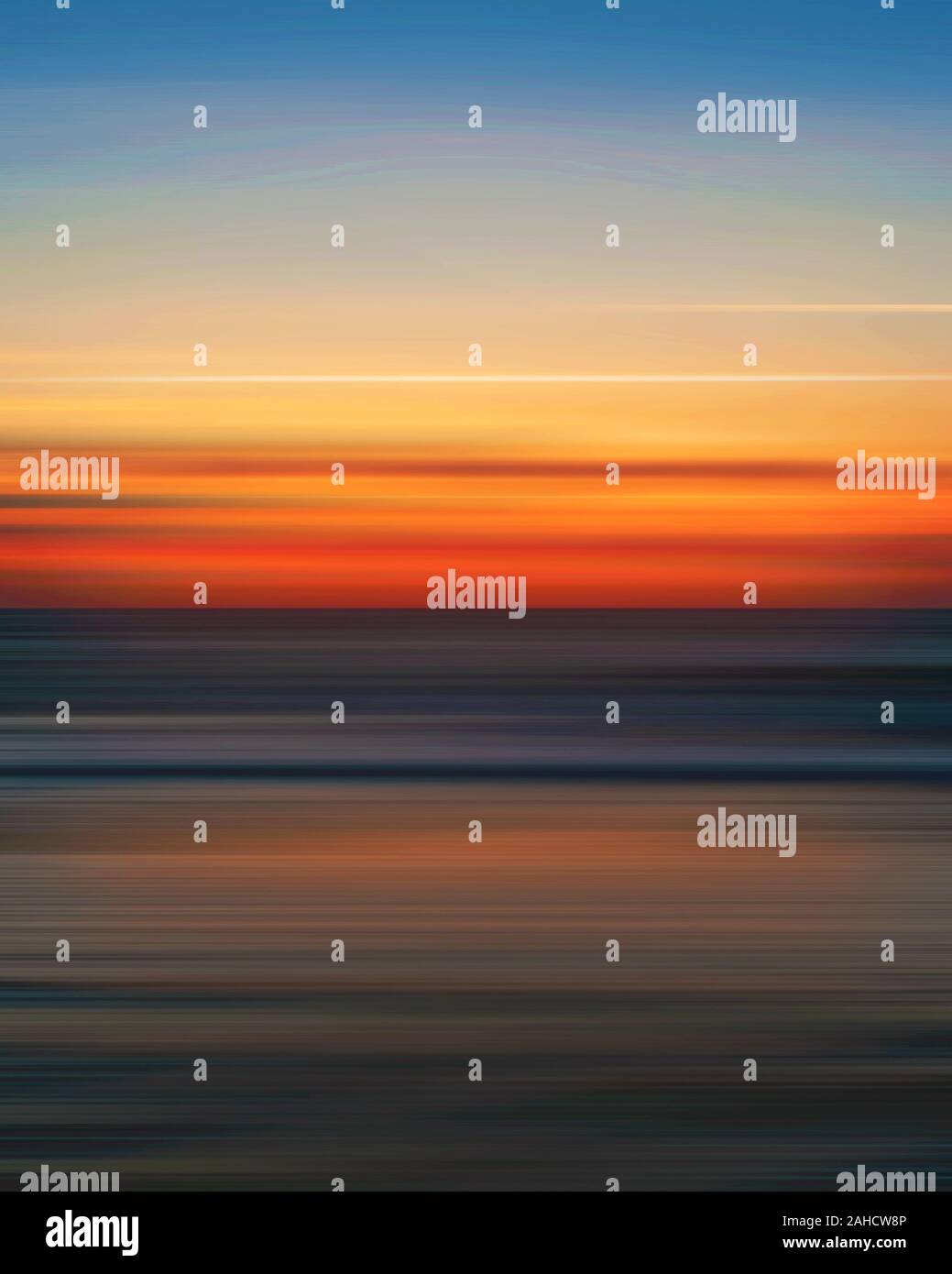 The colors of the sunset in my way of art Stock Photo - Alamy