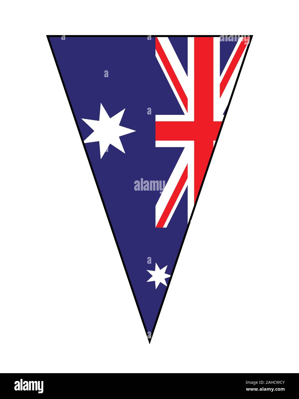 Australia flag bunting Stock Vector Images - Alamy