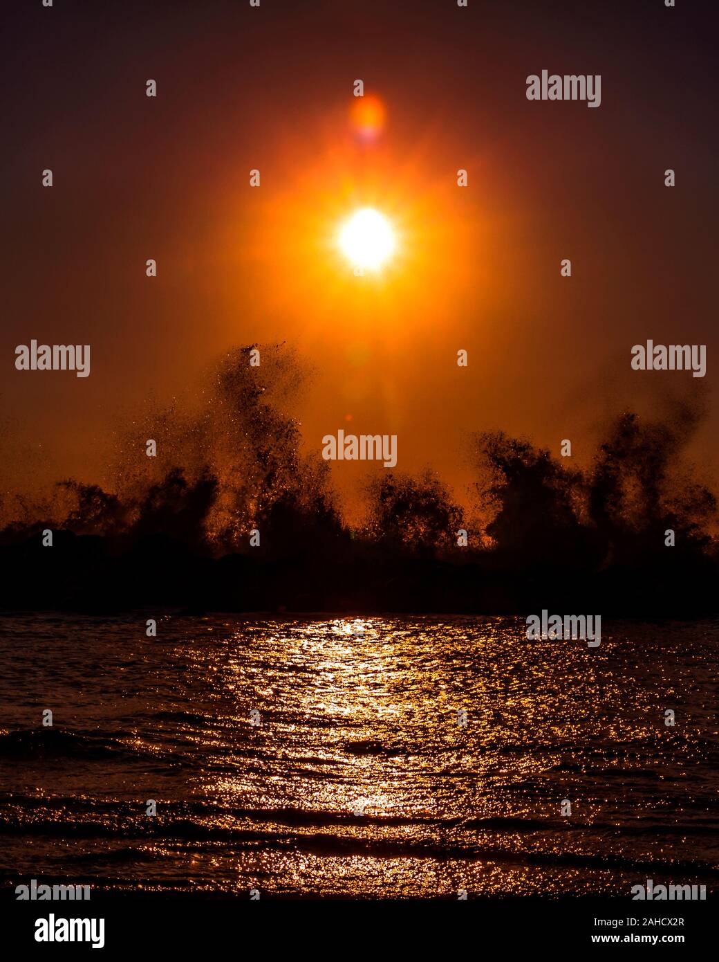 The amazing view during the sunset Stock Photo - Alamy