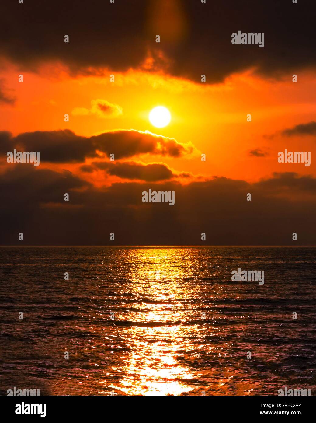 The amazing view during the sunset Stock Photo - Alamy