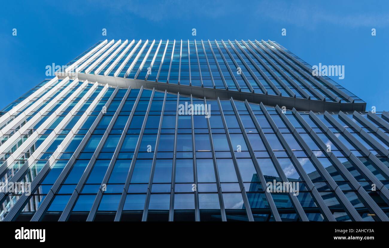 Amsterdam 29 September 2019 glass tower buildings in the financial ...