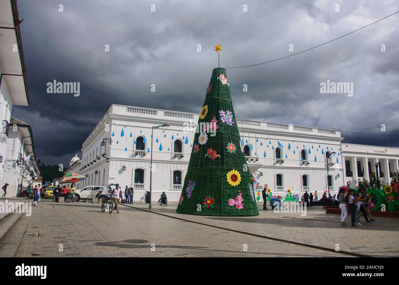 Beautiful colonial architecture in La Ciudad Blanca (The White City ...