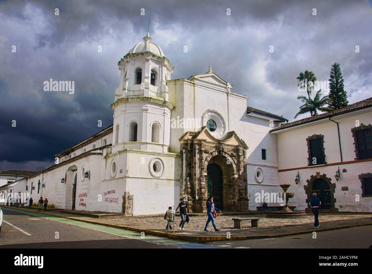 Santo Domingo Cloister in La Ciudad Blanca (The White City), Popayan ...
