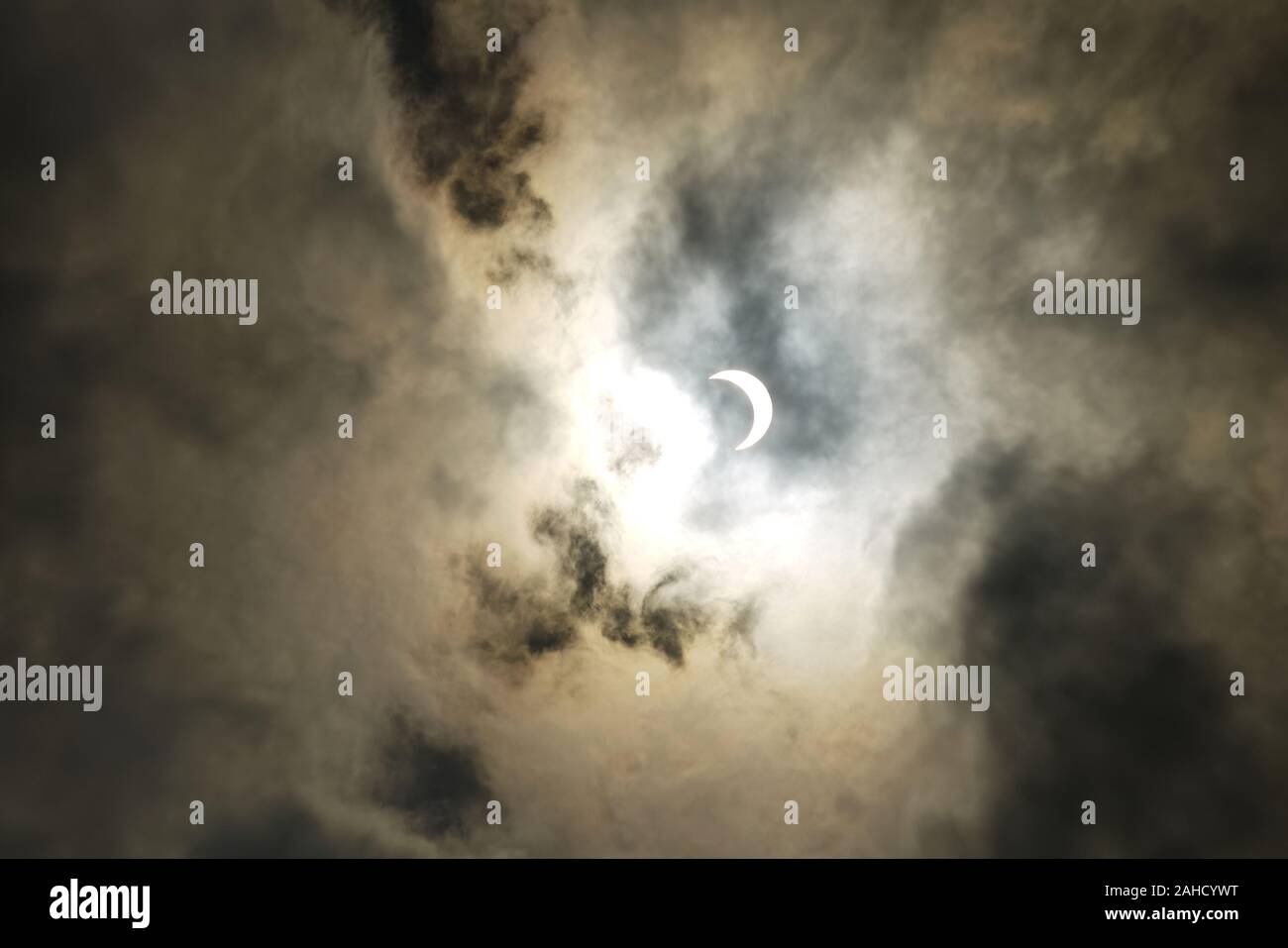 Solar Eclipse on 26 December 2019, Malaysia Stock Photo - Alamy