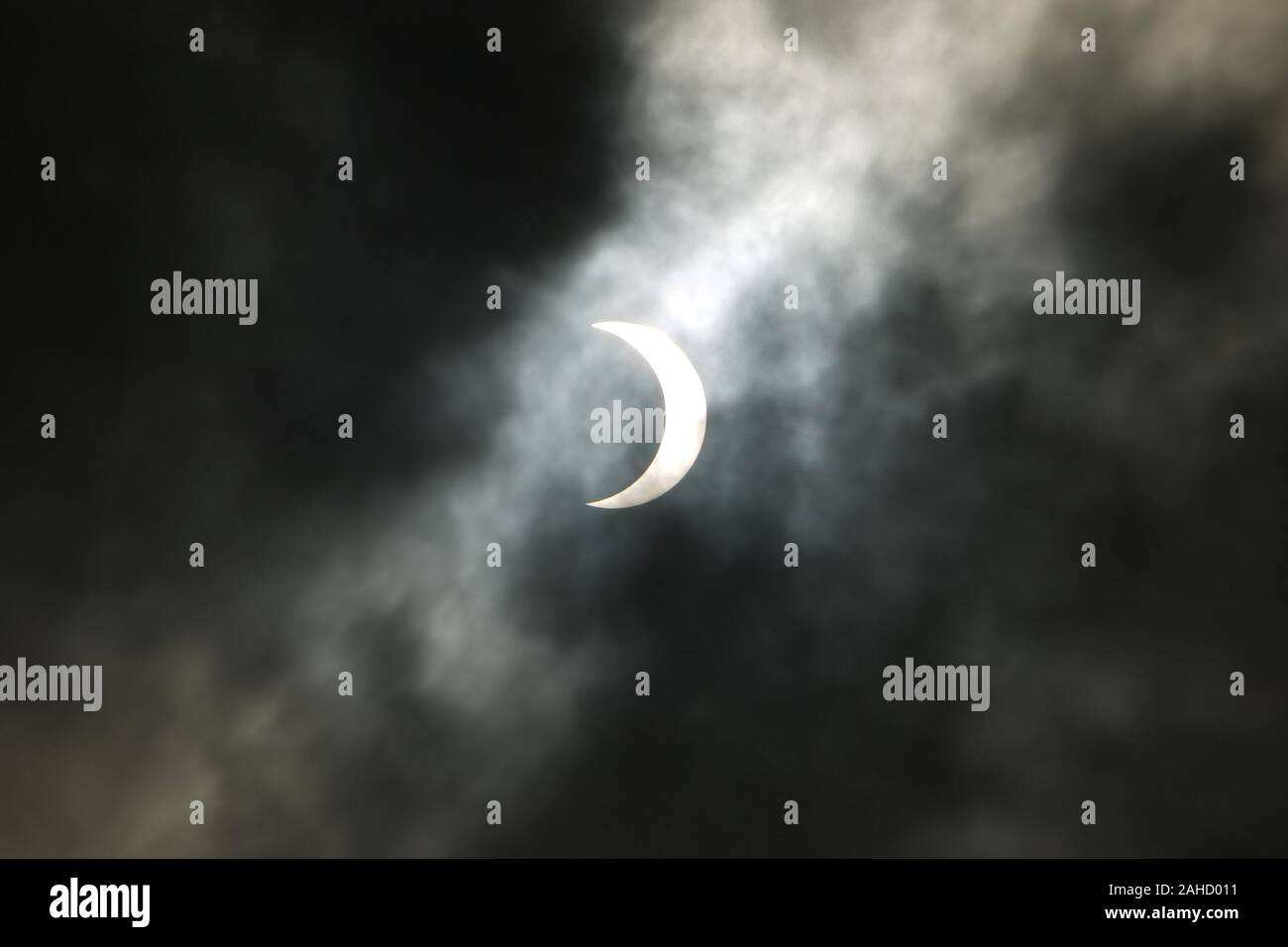 Solar Eclipse on 26 December 2019, Malaysia Stock Photo - Alamy