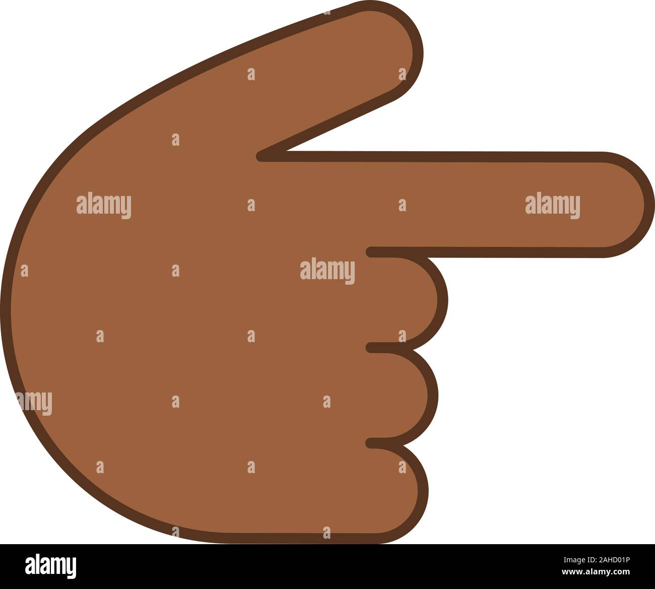 Pointing Right Hand Icon