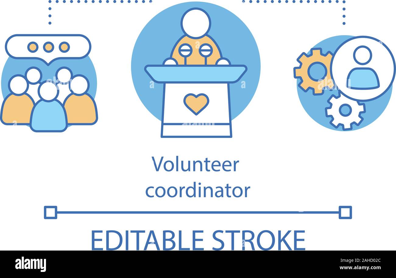 Volunteer coordination Stock Vector Images - Alamy