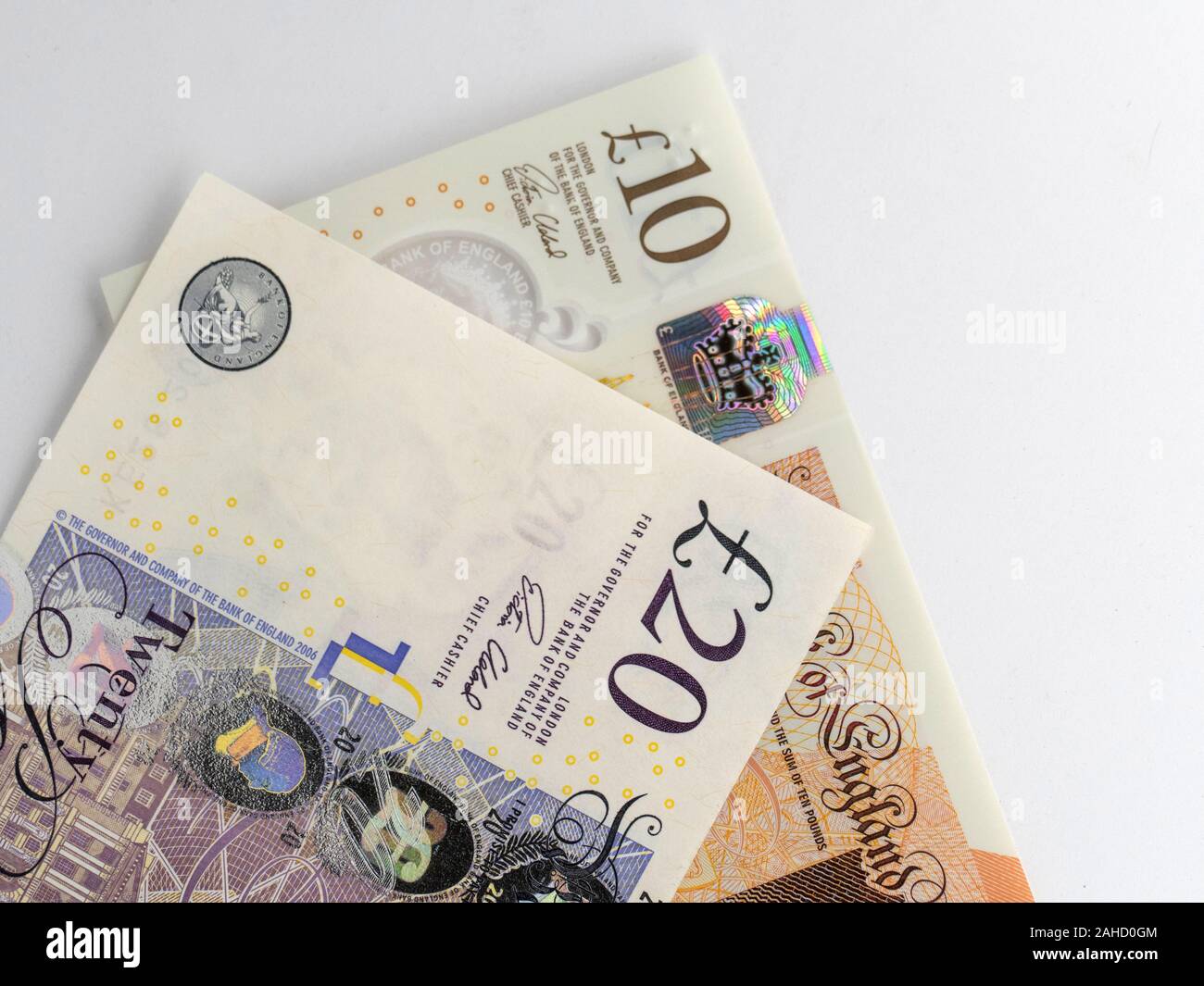 UK Pound Banknotes elements Close up Stock Photo - Alamy