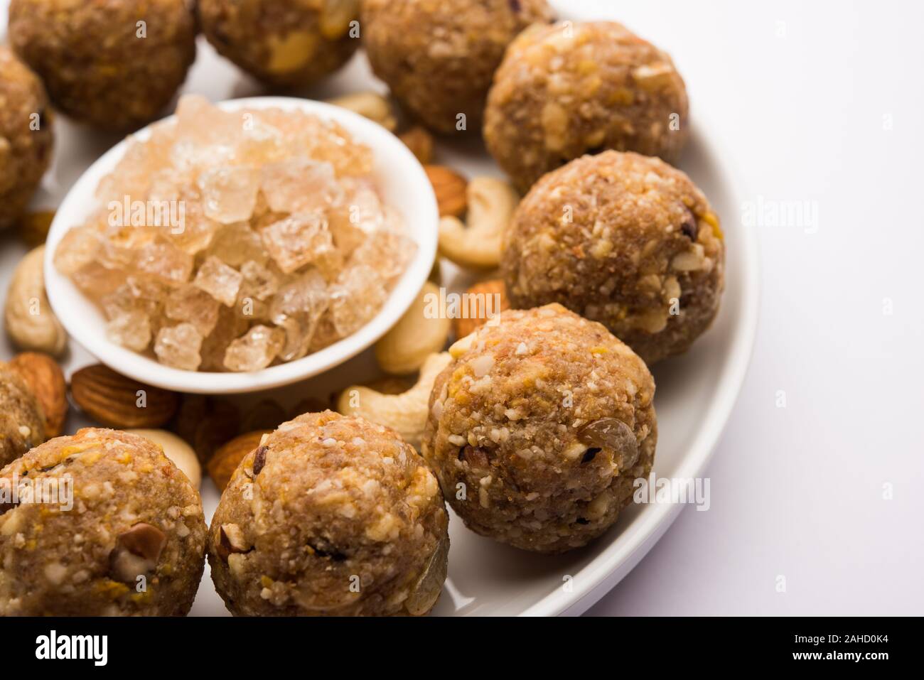 sweet Dink laddu also known as Dinkache ladoo or gond ke laddoo made ...