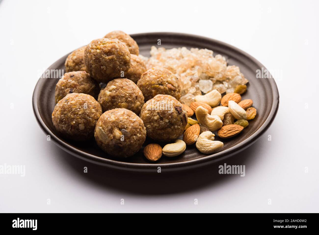 sweet Dink laddu also known as Dinkache ladoo or gond ke laddoo made ...