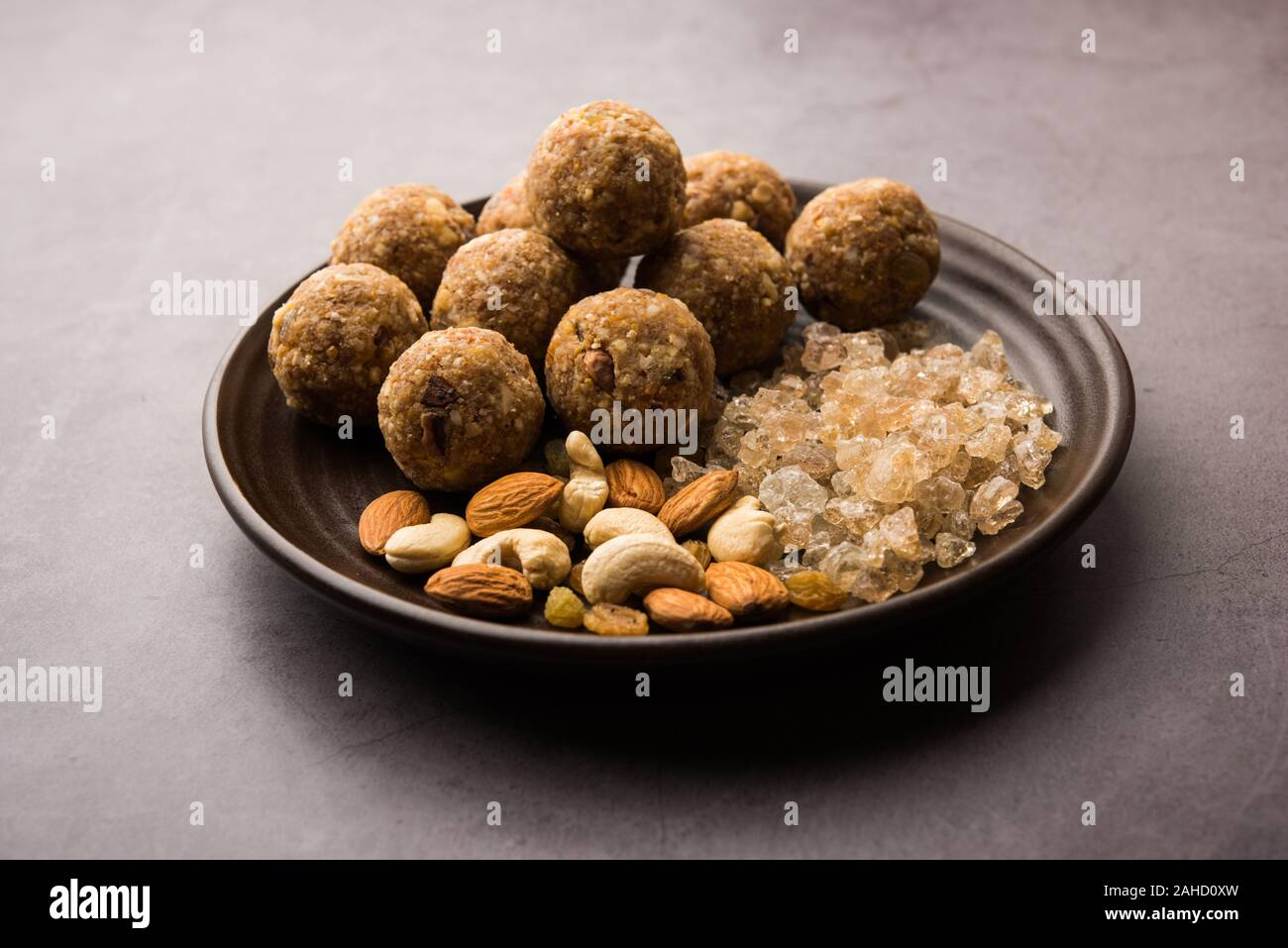 sweet Dink laddu also known as Dinkache ladoo or gond ke laddoo made ...