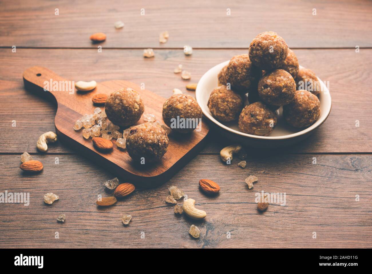 sweet Dink laddu also known as Dinkache ladoo or gond ke laddoo made ...