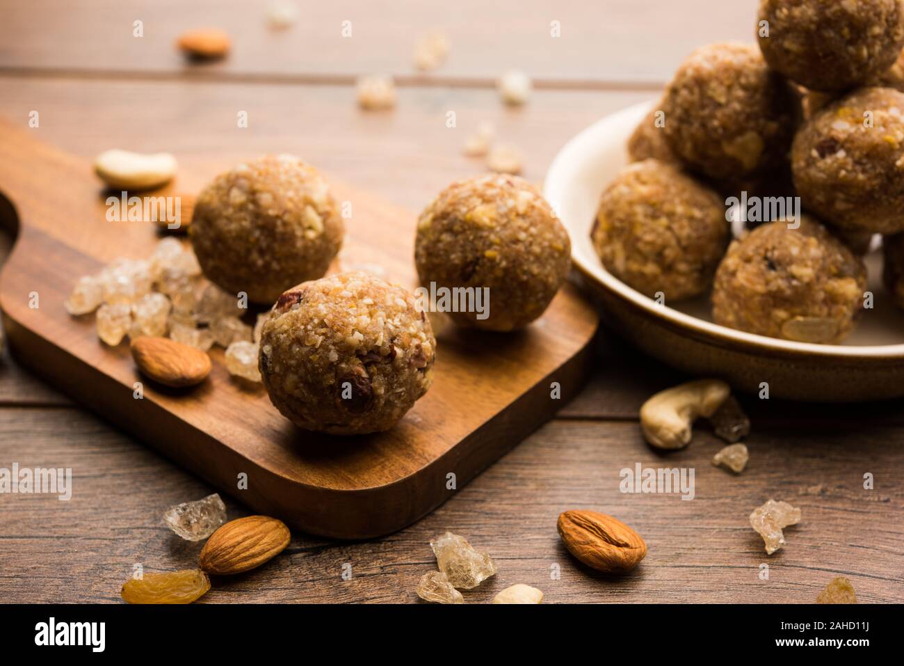 sweet Dink laddu also known as Dinkache ladoo or gond ke laddoo made ...