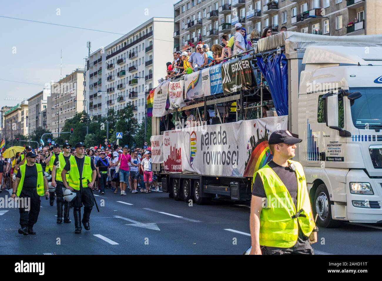 Equality Parade in Warsaw, Poland Stock Photo - Alamy