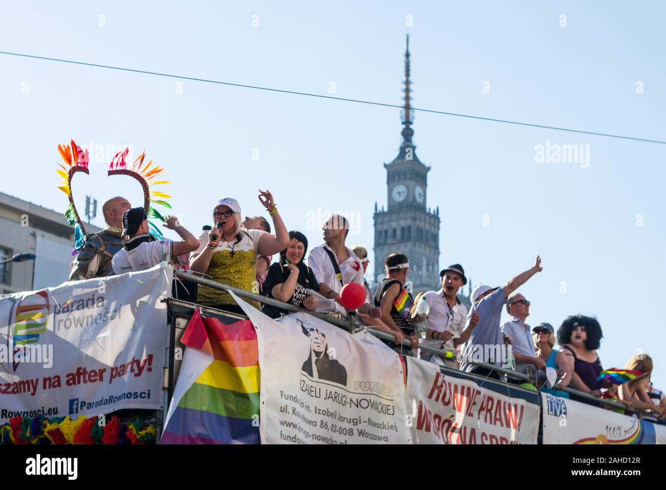 Equality Parade in Warsaw, Poland Stock Photo - Alamy